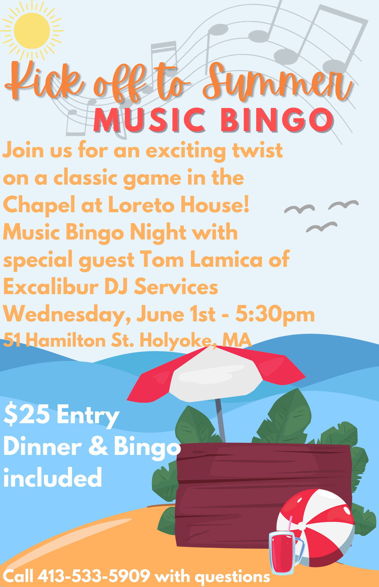 Kick Off to Summer Music Bingo – Providence Ministries